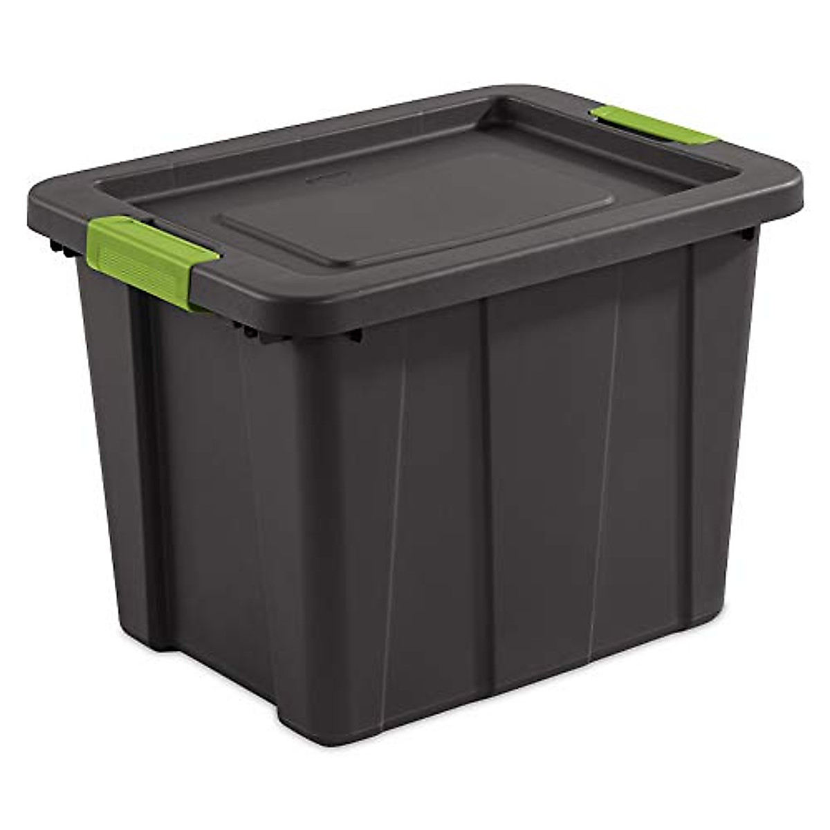 Sterilite Tuff1 Latching 18 Gallon Plastic Impact Resistant Storage Container Bin & Lid for Storing Items in Basements, Garages, & Attics (12 Pack)