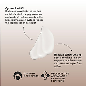 Senté Cysteamine HSA Pigment and Tone Corrector - Facial Cream For Reducing The Appearance of Dark Spots And Improving Skin Tone - 1.7 Fl Oz