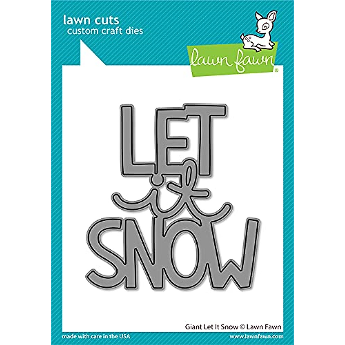 Lawn Fawn Giant Let It Snow Die (LF2695)