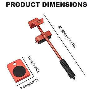 Furniture Lift Mover Tool Set, Cumuul Mr Hercules Furniture Mover, Furniture Movers with Wheels, Furniture Moving Tools - Lifting and Moving System, Furniture Lifters for Heavy Furniture (1 Set)
