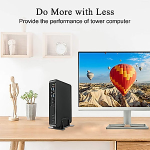msecore Mini Desktop PC, Computer with i9-9900T, 64G DDR4 RAM 1T NVME SSD, P1000 Dedicated Graphics for Graphics Design, Video Editing, Modeling