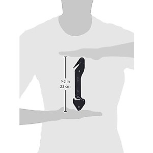 Dr. Shrink DS-008 Wrap and Strap Knife, BLACK