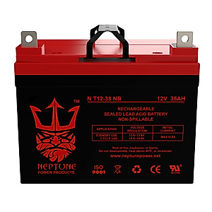 Neptune 12V 35AH Compatible Battery for Jazzy Select GT Power Chair Scooter - 2 Pack