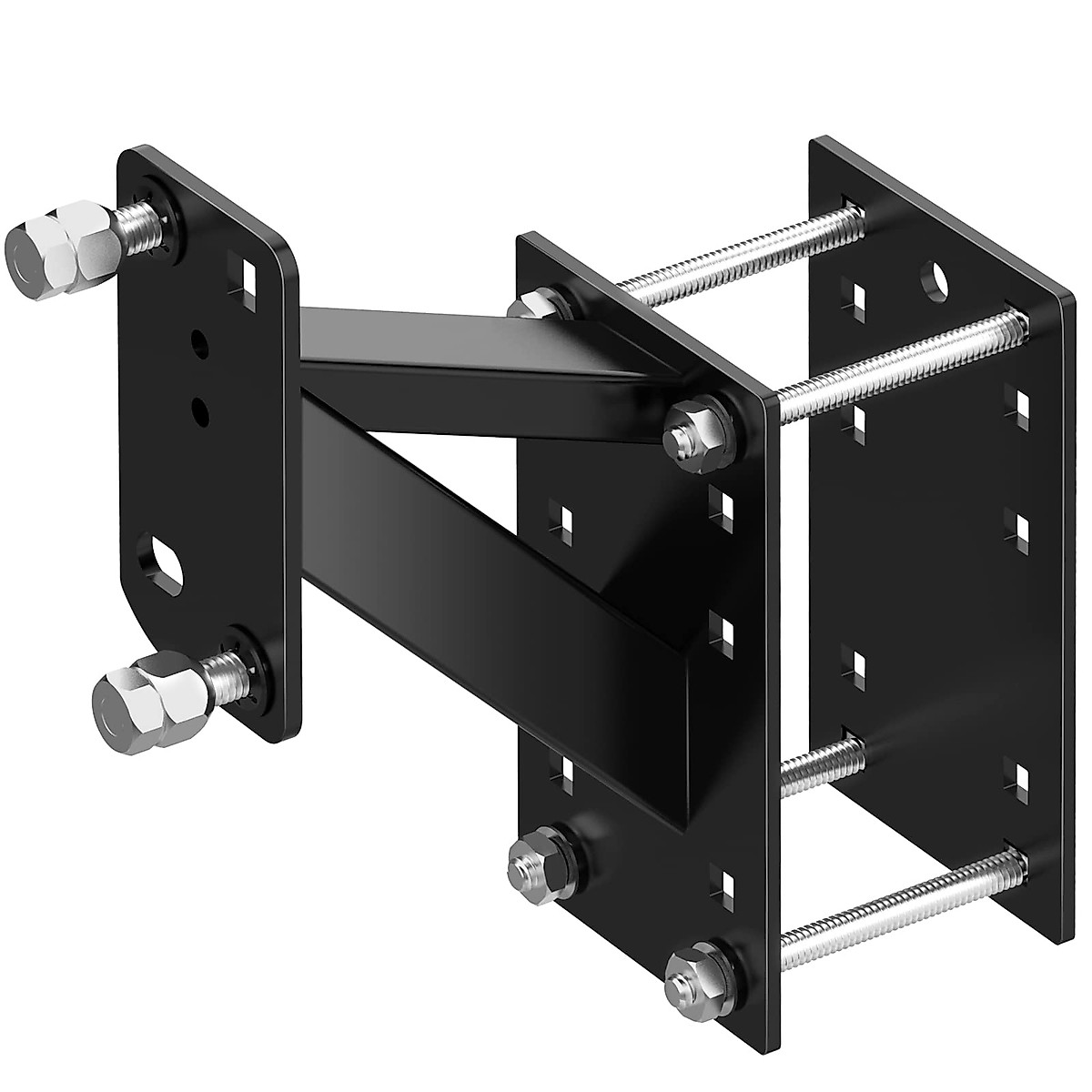 Trailer Spare Tire Mount,RV Spare Tire Carrier,Boat Trailer Spare Tire Mount,Heavy Duty 160 Lbs Lock Holder,Fits 4 & 5 & 6 Lugs Trailer Wheels on 4", 4.25",4.5'', 4.75'', 5'' and 5.5'' Bolt Patterns