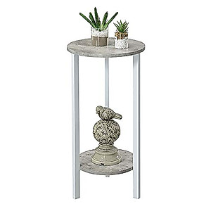 Convenience Concepts Graystone 31" Plant Stand, Faux Birch / White