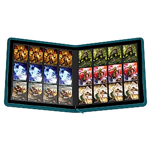 Ultimate Guard Zipfolio 480 – 24 Pocket XenoSkin (Quadrow) Petrol