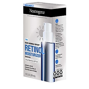 Neutrogena Rapid Wrinkle Repair Anti-Wrinkle Night Accelerated Retinol SA Facial Moisturizer, 1 fl. Oz