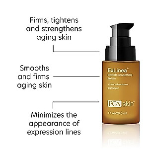 PCA SKIN ExLinea Peptide Smoothing Face Serum, Spot Treatment for Face Serum, Firms Aging Skin, 1.0 fl oz Pump