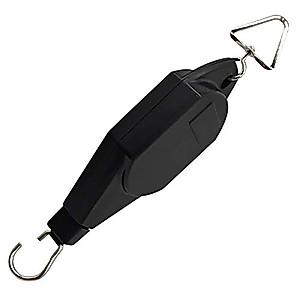 RONYOUNG 3 Pack Plant Pulley Hanger, Retractable Plant Hook Pulley, Adjustable Heavy Duty Plant Hanging Pulleys for Garden Baskets & Bird Feeder with 3 PCS Metal Ceiling Plant Hooks