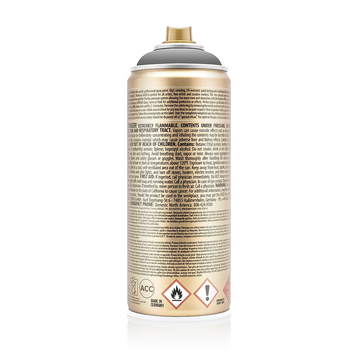 Montana Cans GOLD Spray Paint, 400ml, Roof