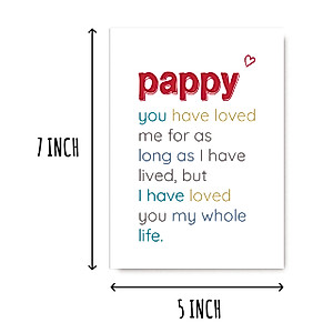 Pappy You Have Loved - Special Pappy's Day Card - Birthday Card For Pappy - Sentimental Card For Pappy - Meaningful Card For Pappy…