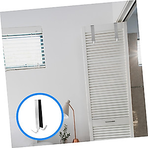 1pc Door Hook Double Sides Hooks Organizer Hooks Punch- Hook Punch Storage Hook Bathroom Hanger Hanging Hook Back Door Hanger Glass Door Hanger Towel Hooks