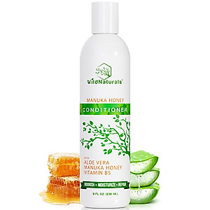 Natural Manuka Honey Eczema & Psoriasis Conditioner - Soothing Moisturizer for Scalp - Sulfate-Free Dandruff Relief with Aloe Vera - Ideal for Oily Hair - Nourishes Hair Growth with Coconut Oil