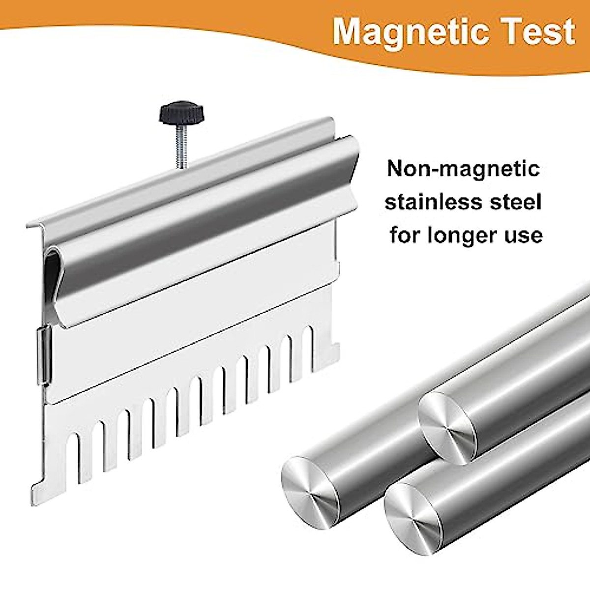 Petrirufun Universal Rear Grease Gate, Stainless Steel Food Mesh Screen for Blackstone, for Flame King Flat Top Griddle and Other Grill, Grill Accessories Block Food from Falling Into Grease Trap