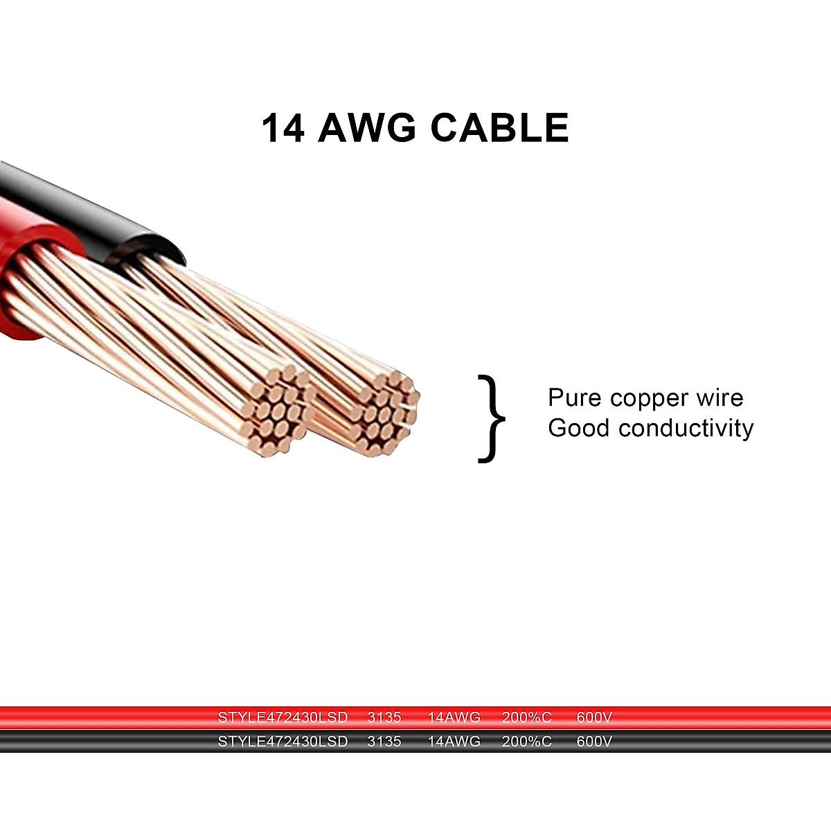 PNGKNYOCN XT90 to O Ring Terminal Cable,14AWG Silicon Wire XT90 Male to O Ring Terminals Extension Power Cable for Solar Panel Kit and Battery Charge(0.3M/1FT)