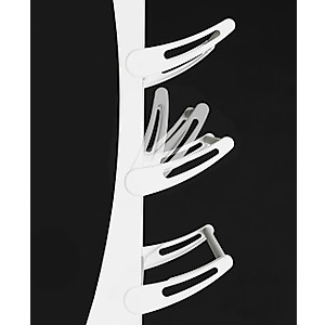 Whitmor Over the Door Shoe Rack, Fold-up Non-slip Bars, 36 Pair, White