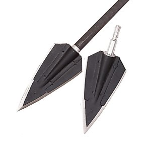 COLORFUL EAGLE 6PK Archery Broadheads 125Grain/160Grain Universal Thread 2 Fix Blade Tip Points Target for Outdoor Hunting Accessories (125 Grain)