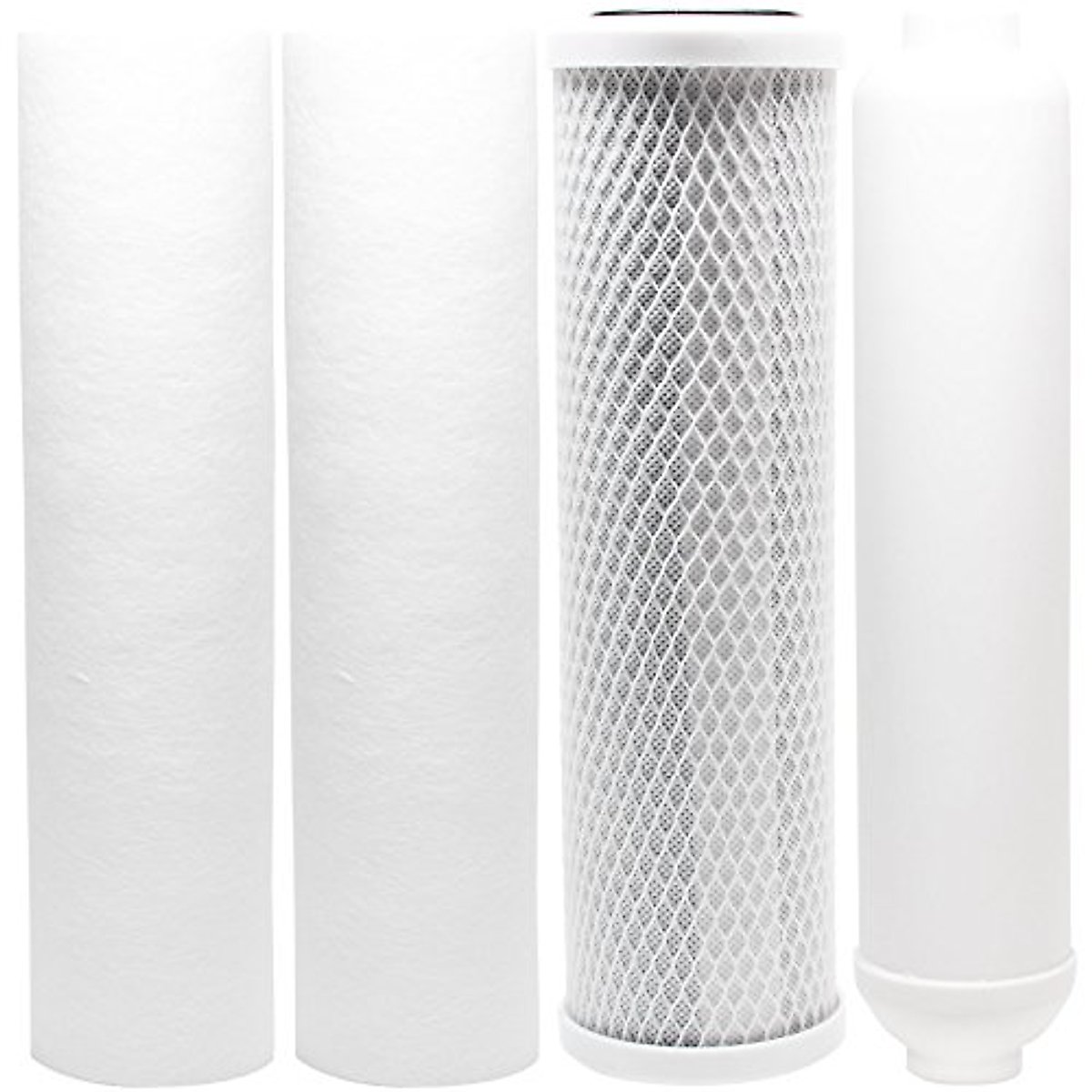 3-Pack Replacement Filter Kit Compatible with PurePro RO101SV-UV RO System - Includes Carbon Block Filter, PP Sediment Filters & Inline Filter Cartridge - Denali Pure Brand