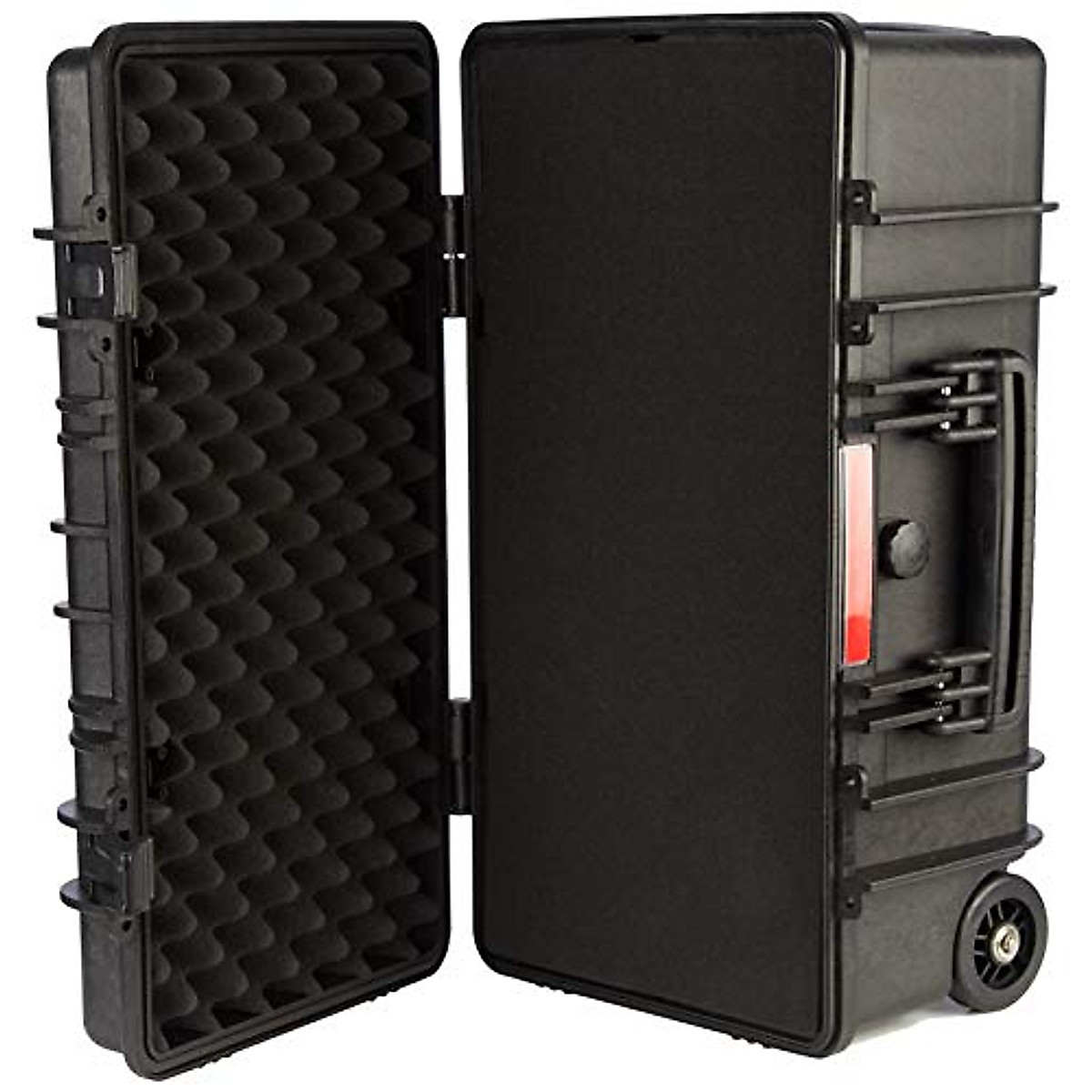 Monoprice Weatherproof Hard Case - Internal (20.51 x 10.94 x 7.48in) With Customizable Foam, Shockproof, Ultraviolet And Impact Resistant Material