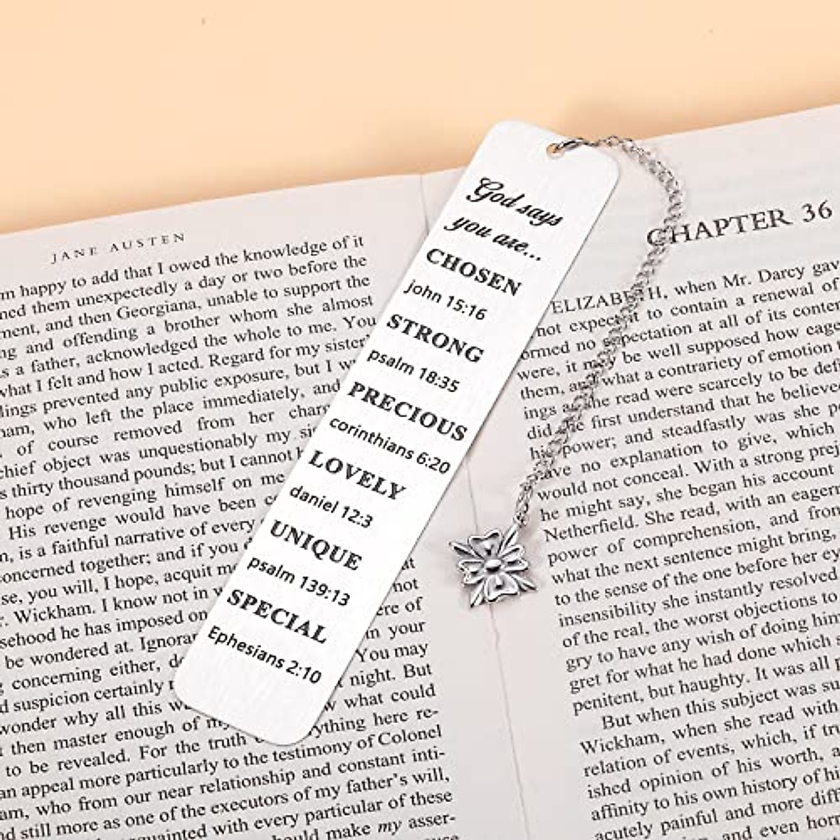 Inspirational Christian Bookmark Gifts for Women Religious Bible Verse First Communion Christening Gift for Boys Girls Teen Daughter Friends Besties Sister Graduation Christmas Birthday Easter Gifts