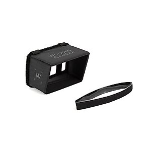 Wooden Camera LCD Sun Shade for Monitors 4 to 5-Inches, Monitor Hood with All-Sides Coverage and Flexible Bottom for Easy Access