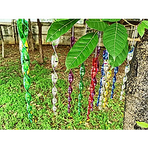 starwee 11.8 Inch Long Bird Reflectors Spinners Keep Birds Away Scear Birds and Birds Spike Birds Deterrent Scare Away Woodpecker, Swallow, Hawks, Crows, Pigeons and Birds