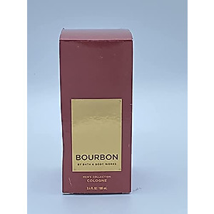 Bath and Body Works Bourbon Men's Fragrance 3.4 Ounces Cologne Spray