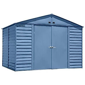 MDMprint 10x8 Select Steel Storage Shed, Blue Grey, SCG108BG-A