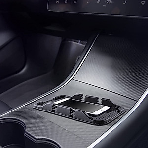 ZC GEL Anti Slip Gel Pad Phone Holder for Car, Removable and Reusable Anti Slip Dashboard Pad with Heat Resistant and Damage Free Sticky Gel Pads for Sunglasses, Keys, Coins and More (7.3" x 4.2")