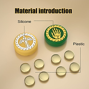 Switch Button Caps, Switch OLED Thumb Grip Caps and Switch Dpad Caps - Yellow Green