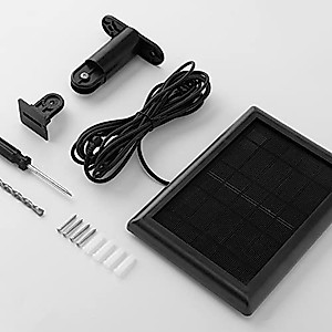 [2-Pack] Solar Panel with Wall Mount for Ring Spotlight Cam Battery, Ring Stick Up Camera Battery, Spotlight Cam Plus, Spotlight Cam Pro,Reolink Argus Pro & Blink XT/ XT2 Outdoor Security Camera