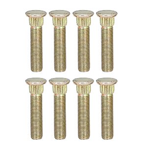 Front Wheel Stud for Polaris Ranger Crew RZR Sportsman Trail ACE XP XP4 RZR 4 570 700 800 900 2002-2022 Replace 7517871, 3/8" x 24 Thread x 1-3/4" Long (8)