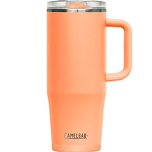 CamelBak Thrive Leak-Proof 32 oz Stainless Steel Mug for Travel, Coffee, Tea, Hot Beverages - Spill Proof Cup-holder, Desert Sunrise
