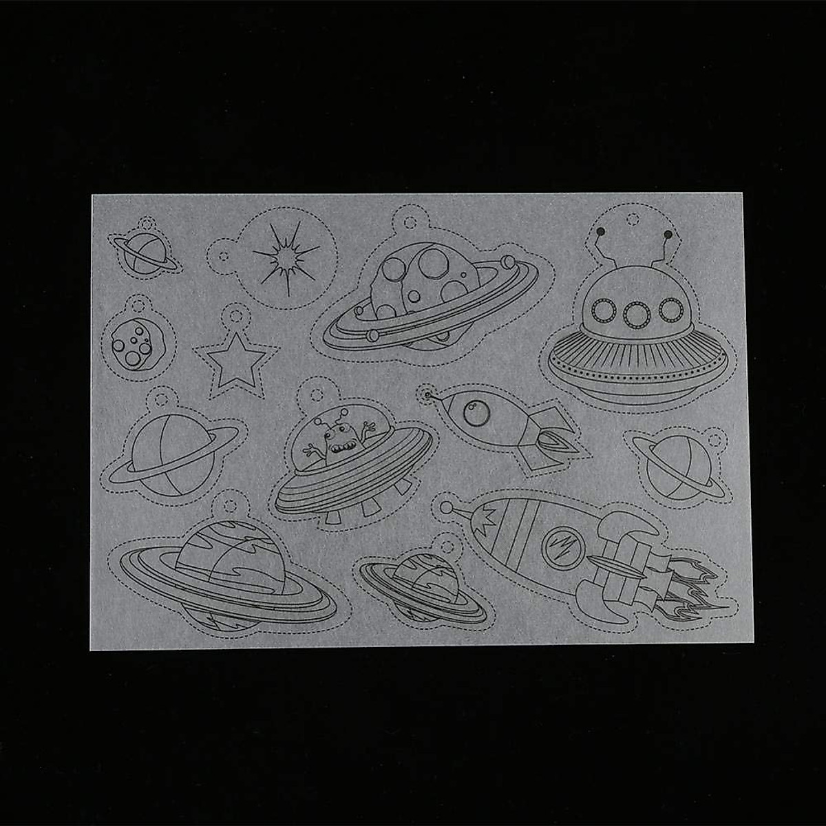 8pcs Shrink Sheet, Heat Shrinky Sheets Creative Pack Shrinky Art Paper with Pattern Shrinkable DIY Hand Made Craft Tool for Boys and Girls(Boy's Style)