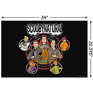 Trends International Scooby-Doo-Scoobynatural Wall Poster, 22.375 in x 34 in, Unframed Version