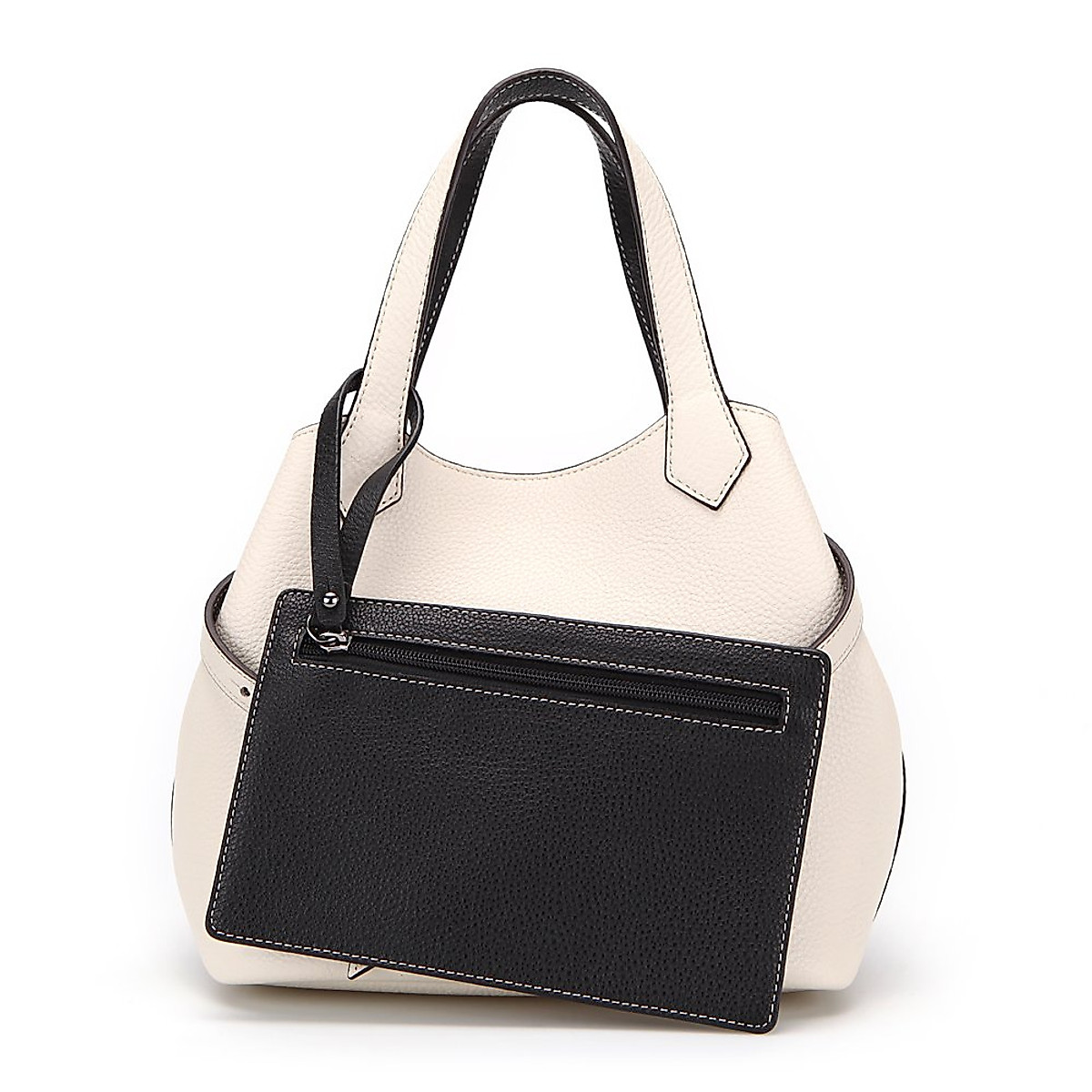 Palla Women's A-Bag Plus (REVERSIBLE) Ivory-Black, Small