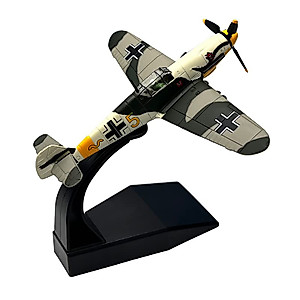 1/72 Scale WWII German Messerschmitt BF109 Metal Fighter Military Model Diecast Plane Model Gift Ornament Collection