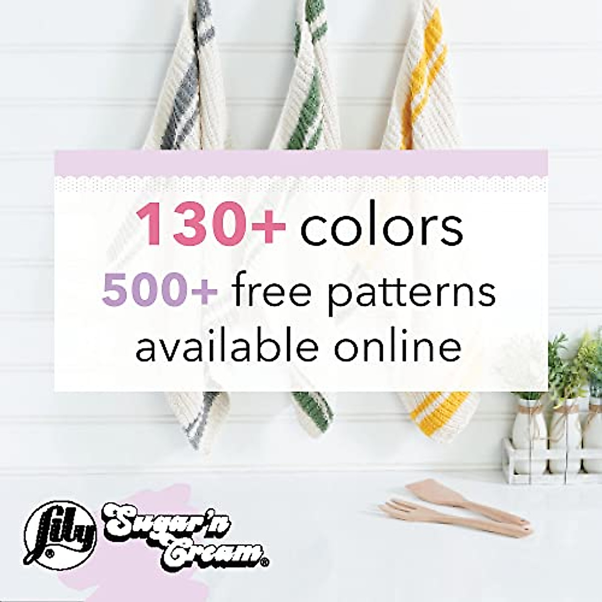 Lily Sugar'N Cream Earth Yarn - 6 Pack of 57g/2oz - Cotton - 4 Medium (Worsted) - 95 Yards - Knitting/Crochet