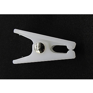 NAHANCO Fitting Clips 12 Plastic Fitting Clips for Alterations, White (Pack of 12)