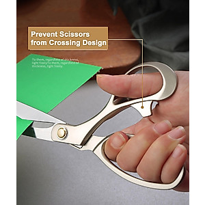 Fabric Scissors, 10.5“ Heavy Duty Fabric Shears Sewing Scissors for Fabric Cutting Tailor Scissors Cloth Scissors