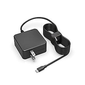 Charger for Asus Chromebook, (UL Certified Safety), 45W, USB C
