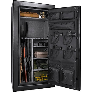 BARSKA Digital Keypad Fireproof Security Long Gun Safe Vault with Lock Out Mode, Silent Mode, Safe Alarm, Low Battery Warning - 11.87 Cu Ft