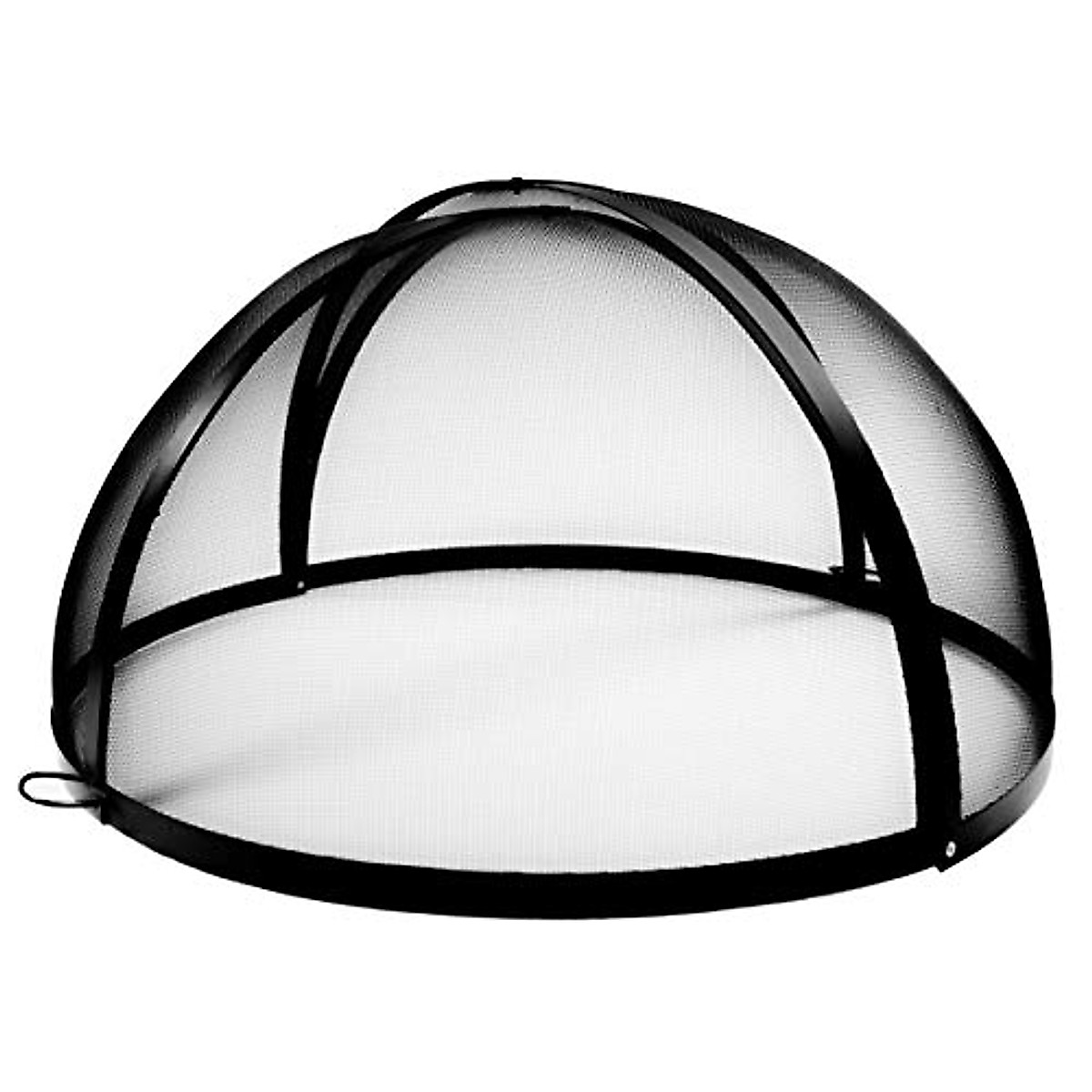 Hampton's Buzaar 40 Inch Fire Pit Easy Access Spark Screen