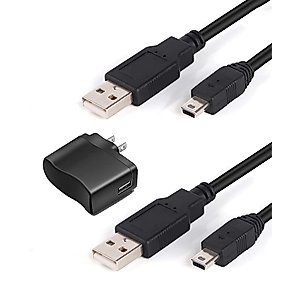 3Ft USB Power Charger Cable Wall Ac Adapter for Texas Instruments Calculators TI-84 Plus CE Graphing Calculator TI-84 Plus C Silver Edition TI 89 Titanium TI Nspire CX CAS Calculator Charging Cord