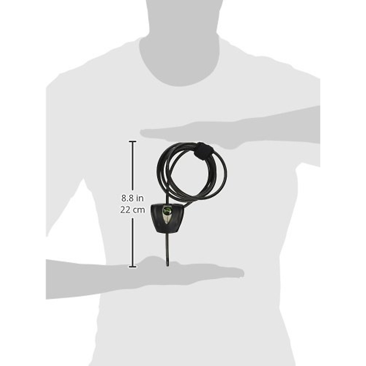 Master Lock 6ft. x 3/16in. Python Adjustable Locking Cable, Black, 6' X 3/16-Inch, 8417D