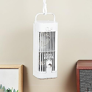 Portable A-I-R Conditioners Remote Head Cooler Conditioner USB Personal Mini Conditioner with 3-Speed with Automatic Head Shaking for Home Office Bedroom Desktop Fan