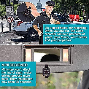 Mini Camera Nanny Cam Baby Camera Dashboard Cam Doorbell Cam 720P/1080P Cop Cam - SQ11 HD Camera Small Infrared Camera Night Vision No Wifi Needed Pocket Camera Bike Cam Tiny Helmet Cam