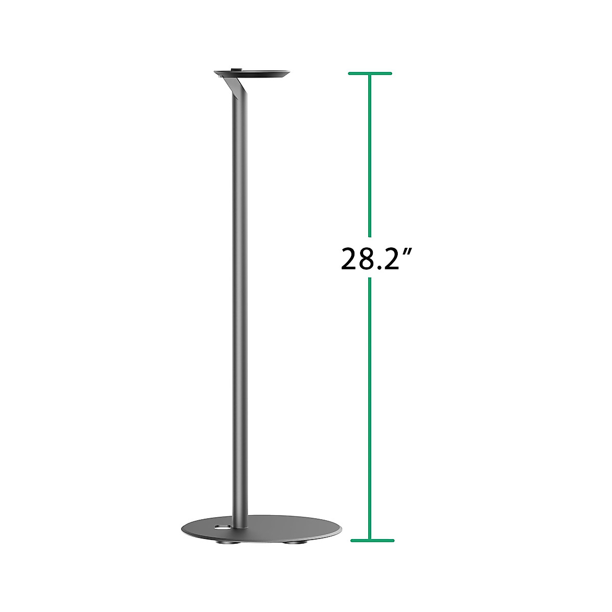 ynVISION.DESIGN Fixed Height Floor Stand Compatible with SONOS Era 100 and Era 300 - Black 2 Pack (Pair)