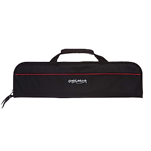 Ergo Chef, Black 5-Pocket Padded Chef's Knife Roll Bag, Bifold