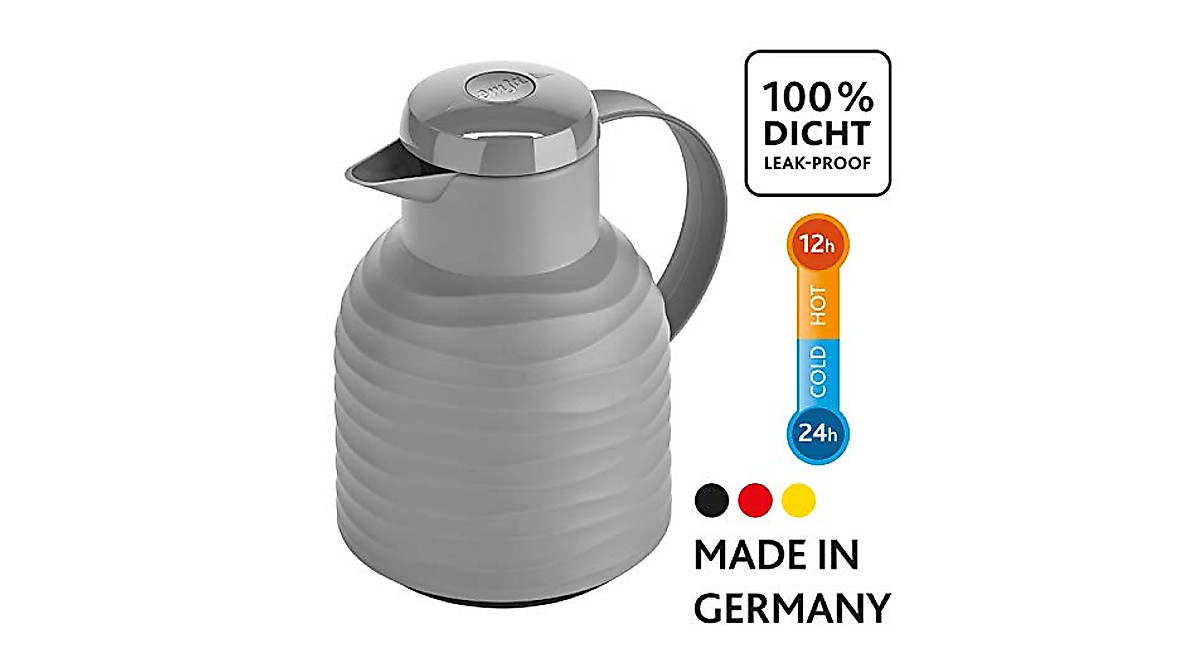 Emsa Samba Wave Vacuum Flask - 1L Insulated Jug